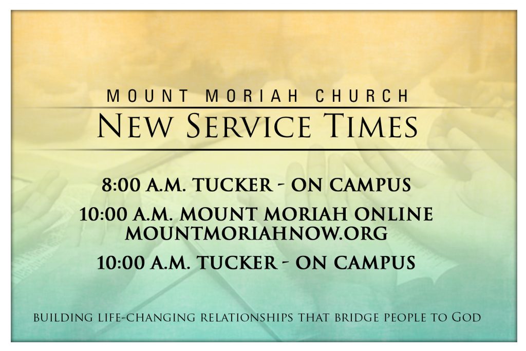 Mount Moriah Church – Building Life-Changing Relationships that Bridge ...